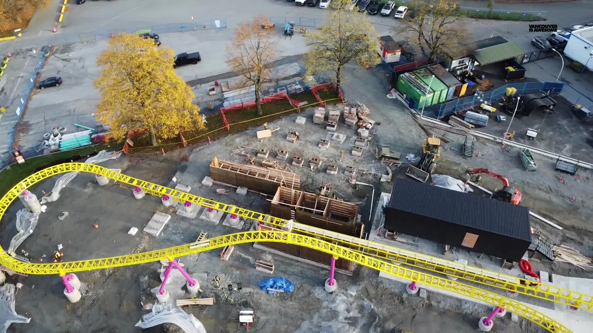 ThunderVolt: Video of Playland's big new roller coaster ride ...