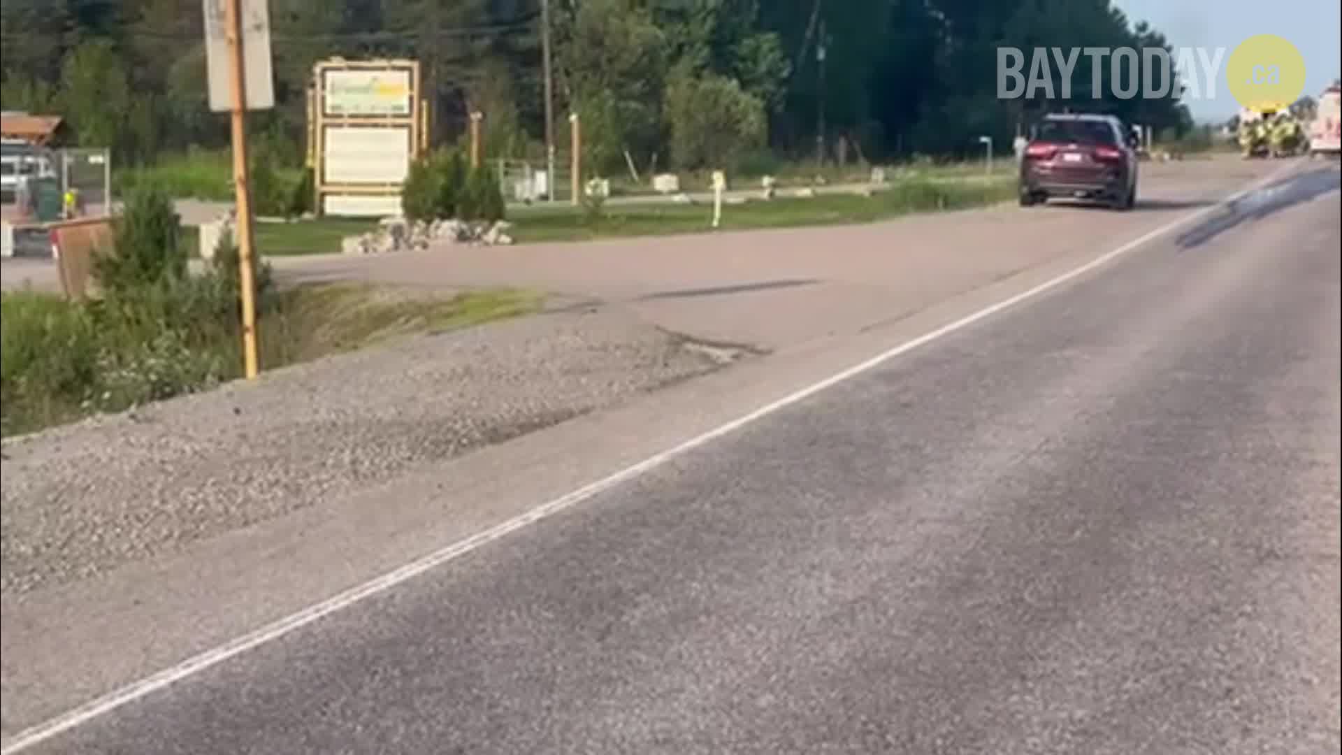 Highway 17 partially closed due to three vehicle accident (VIDEO ...