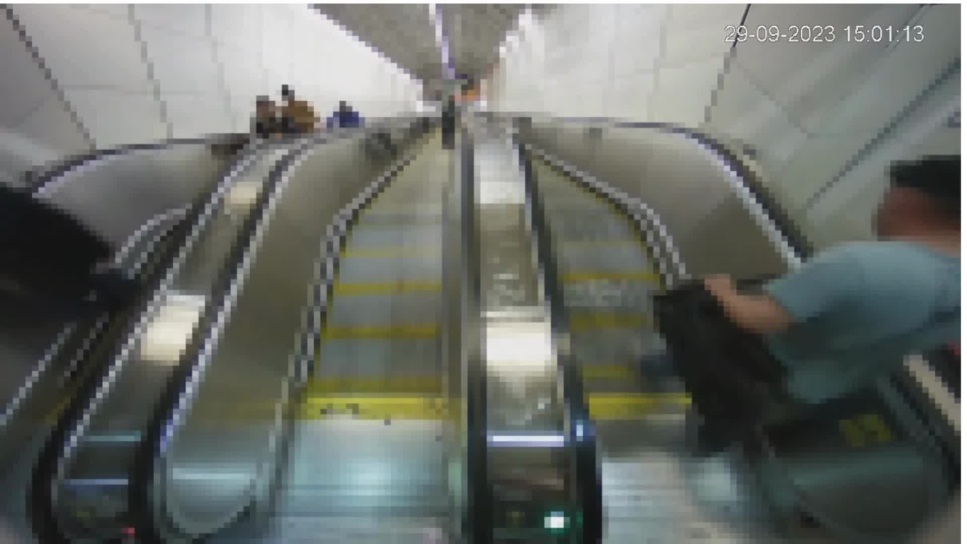 SkyTrain escalator accident revealed in new video - North Shore News
