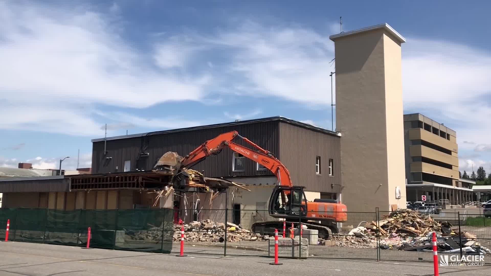 Update and video: Demolition of Prince George Fire Hall No. 1 underway ...